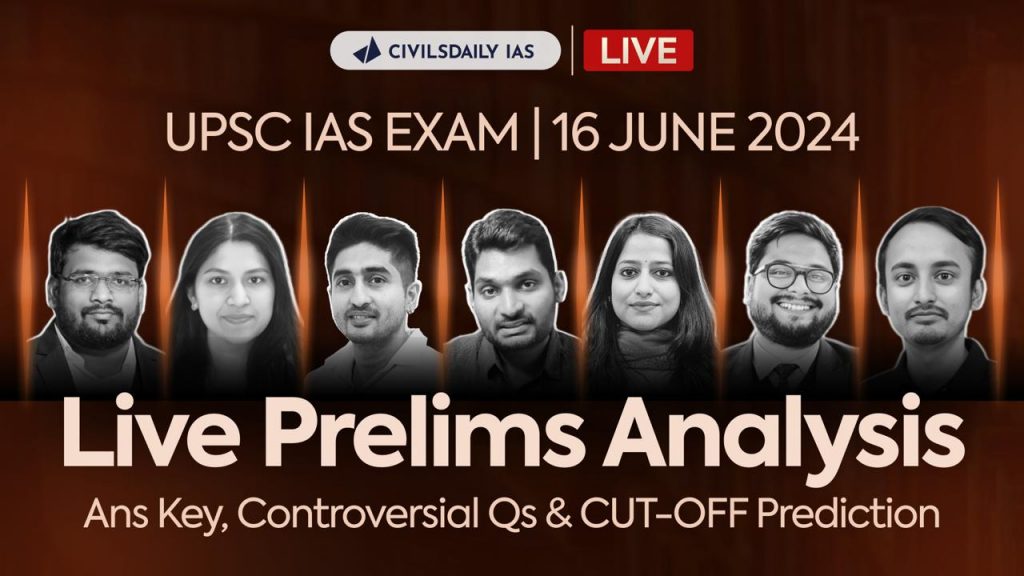 [Live]UPSC Prelims 2023 – Question Paper, Answer Key, Solutions with ...