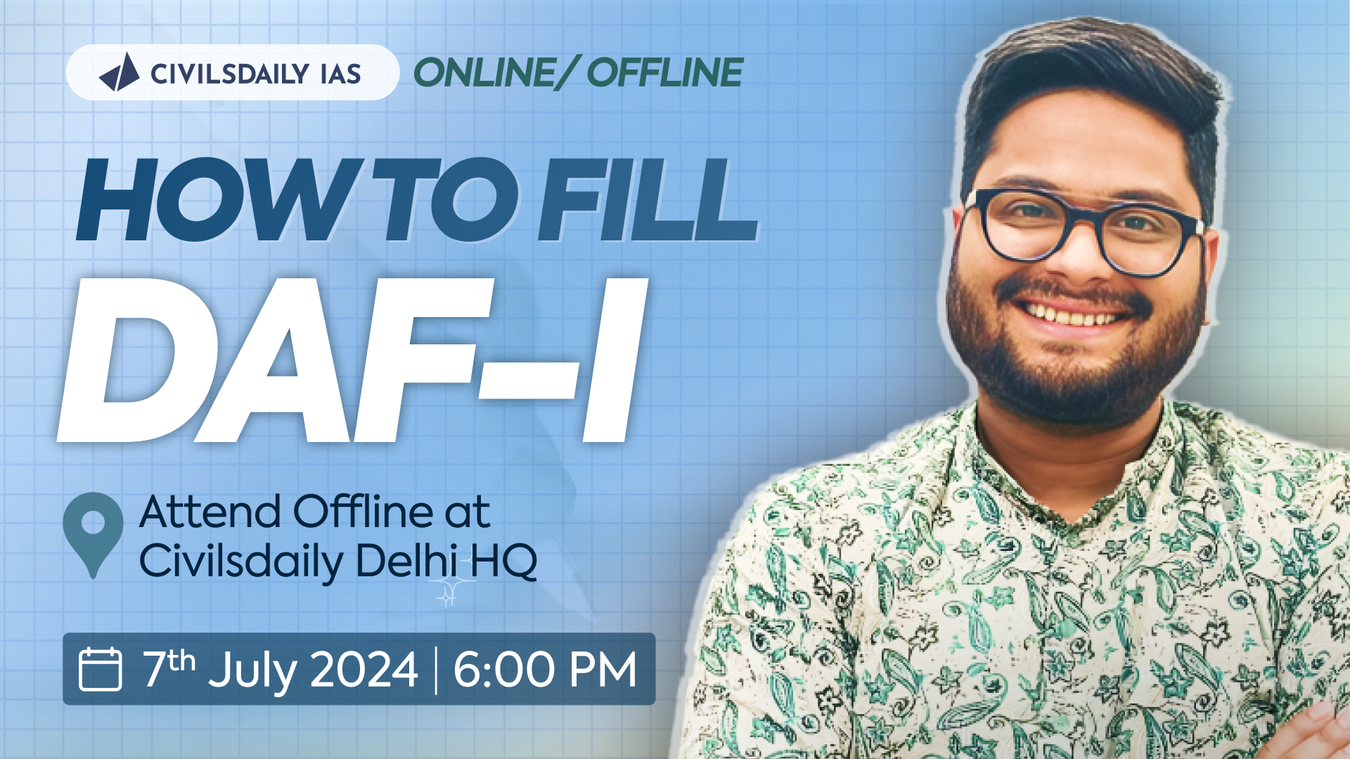 DAF 1 Released. Please DO NOT fill DAF 1 before attending our session ...