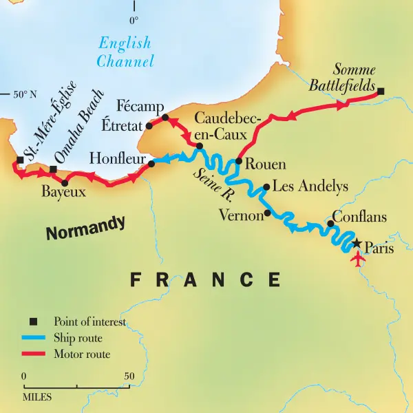 River Seine Map France River Cruises 2024 & 2025 | Cruises To Paris